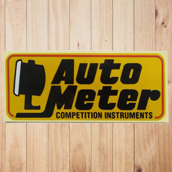 Jual Stiker Auto Meter Competition Instruments Red Line | Shopee Indonesia