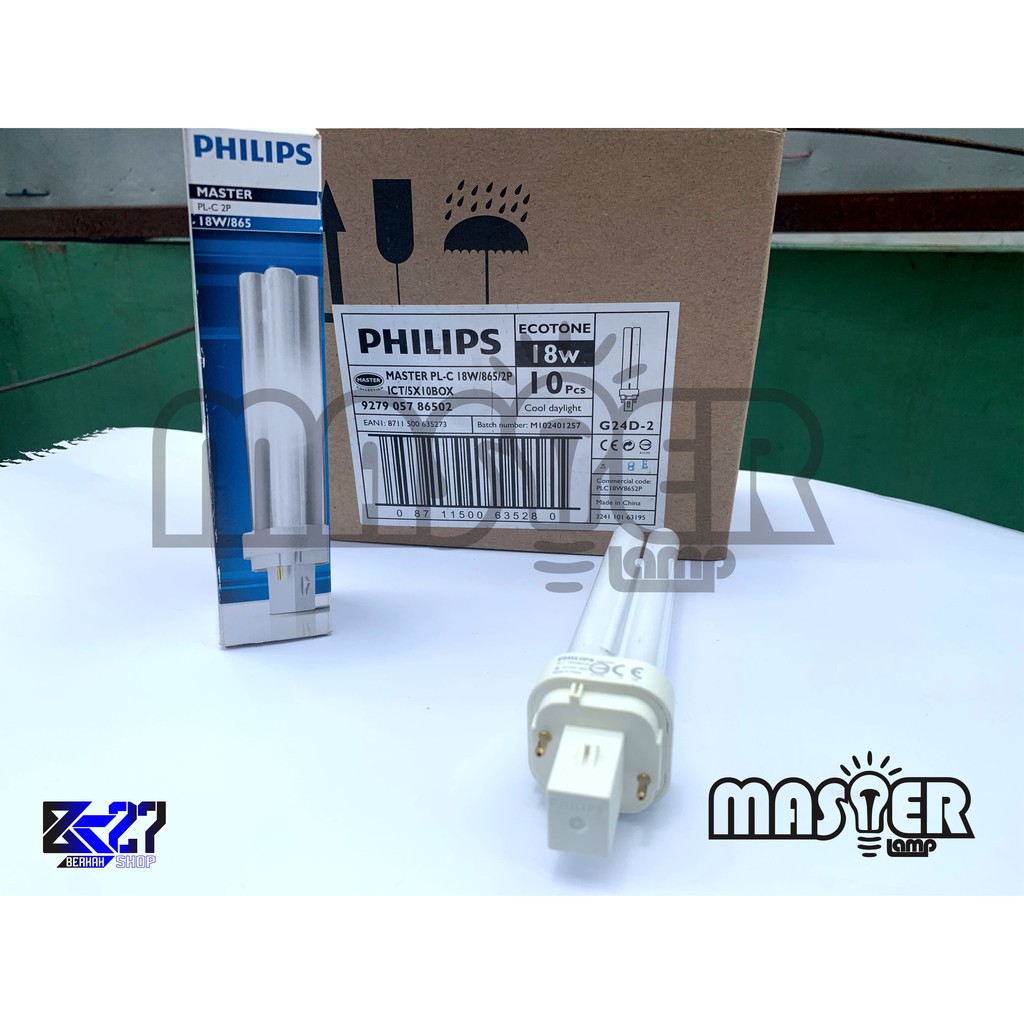 Jual Lampu PHILIPS Master PL-C 18 Watt 865 (Warna putih) | Shopee Indonesia