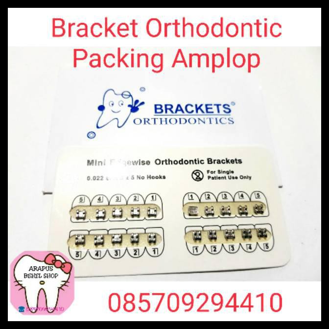 Jual Ngetren Wom2123 Bracket Amplop Orthodontic Mini Edgewise Cutee ...