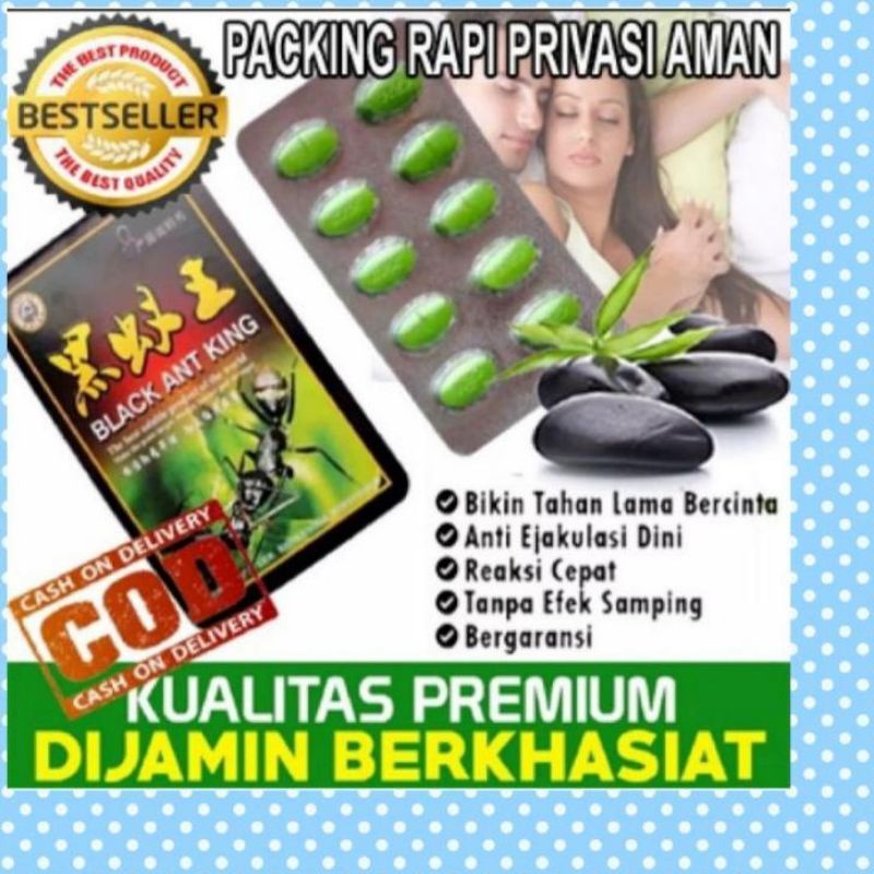 Jual Tablet Hijau BLACK ANT KING Original Kemasan Kaleng | Shopee Indonesia