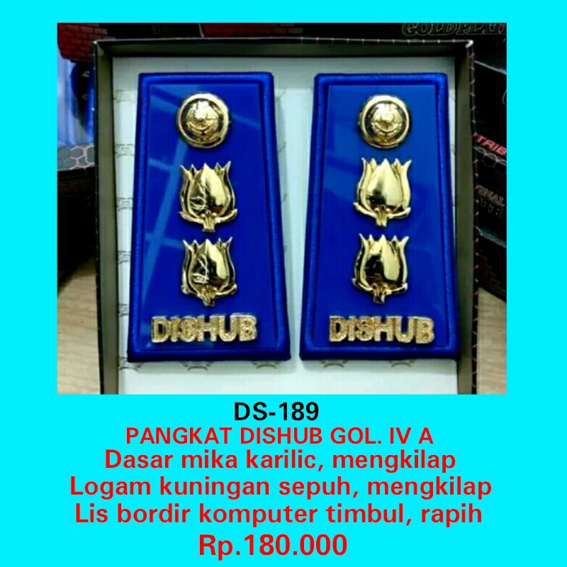 Jual ds-189 pangkat pdh dishub golongan 4 a jabatan fungsional | Shopee ...