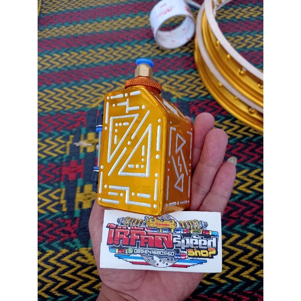 Jual Botol Cadangan air radiator king drag custum slod | Shopee Indonesia