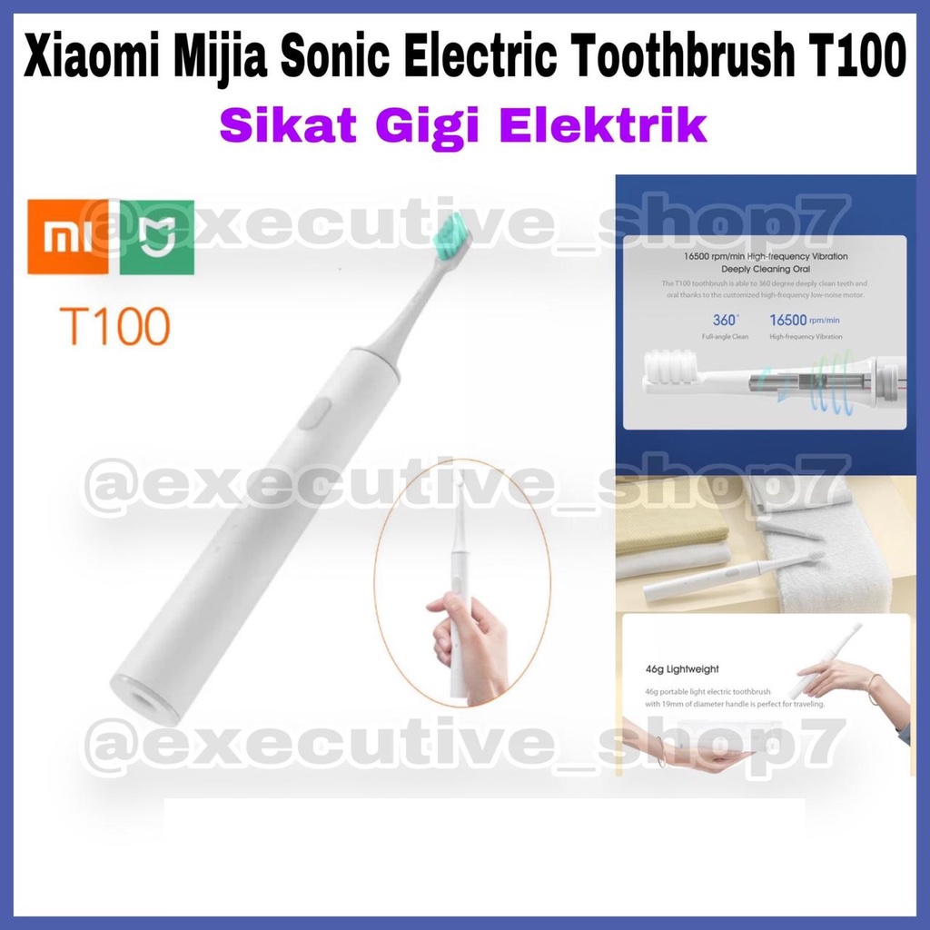 Jual Mijia Sonic Electric Toothbrush T100 - Sikat Gigi Elektrik | Shopee Indonesia