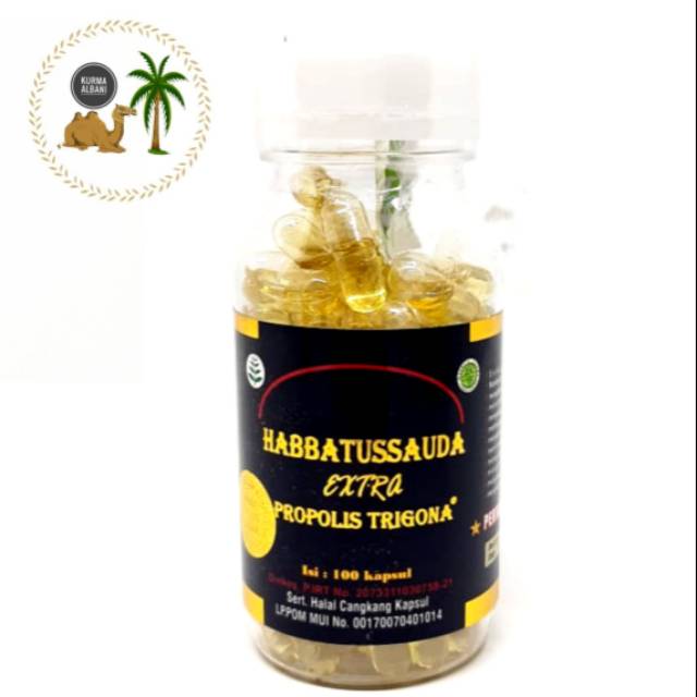 Jual Habbatussauda Extra Propolis Trigona 100 Kapsul / Obat Herbal ...