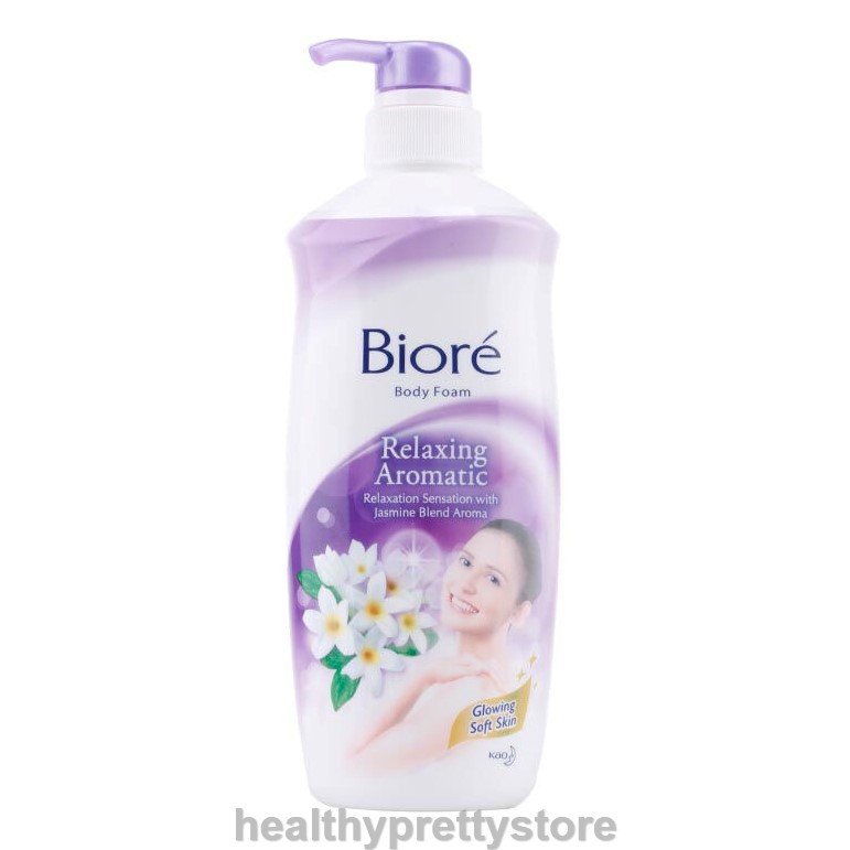 Jual Biore Body Foam Relaxing Aromatic Pump 550ml | Shopee Indonesia