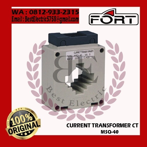 Jual Current Transformer Ct Fort / Msq-40 / 600/5A 5Va / 0,5 | Shopee Indonesia
