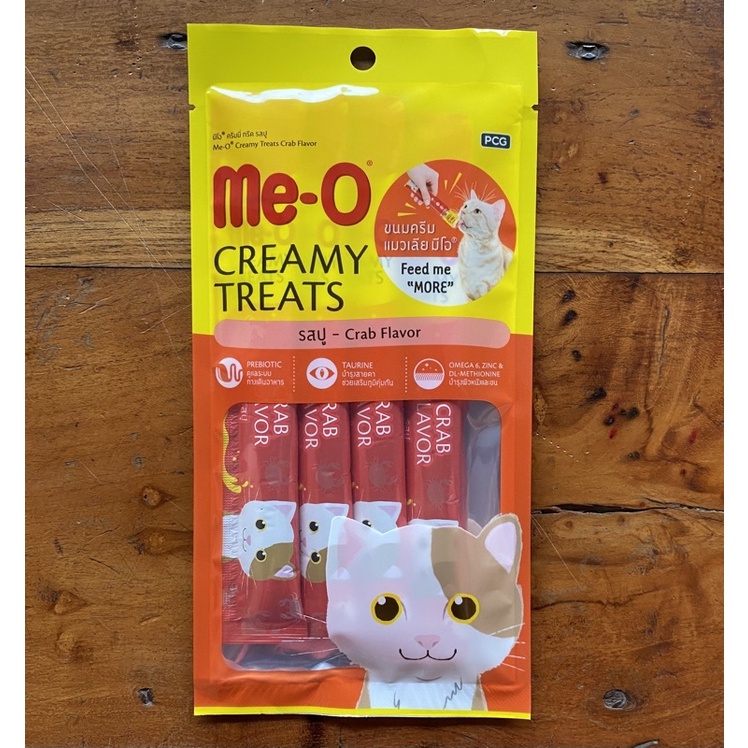 Jual Meo Creamy Treats Crab Snack Makanan Kucing isi 4pcs | 15gr x 4pcs ...