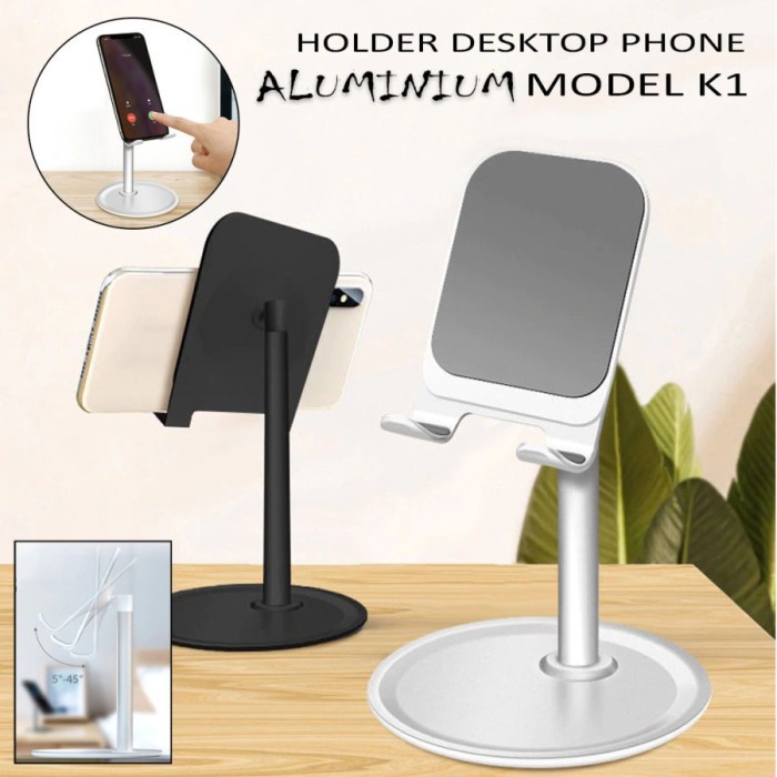 Jual Alat pegangan Stand Phone Holder desk dudukan HP Meja Tripod ...
