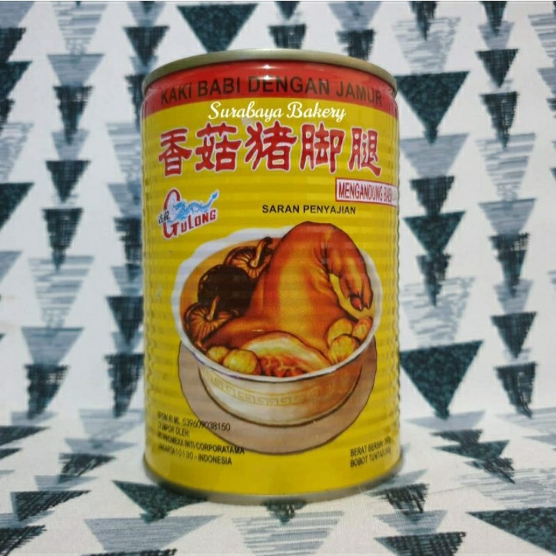 Jual Kaki Babi Kaleng/Gulong Pork Leg With Mushroom 397Gr | Shopee ...