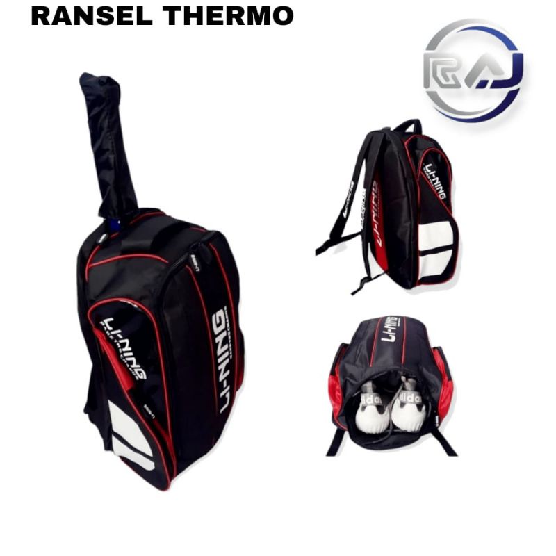 Jual Tas Raket Badminton Ransel Thermo Bulutangkis Terbaru | Shopee ...