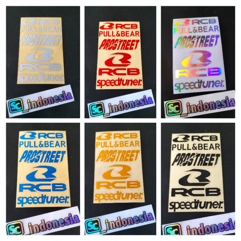 Jual STIKER CUTTING CAMPUR PROSTREET..SPEEDTUNER. RCB | Shopee Indonesia