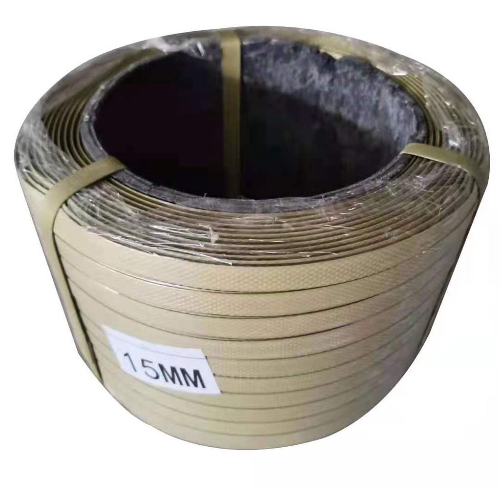 Jual TALI STRAPPING BAND KUNING 15MM X 2500 M TALI PACKING WARNA KUNING ...