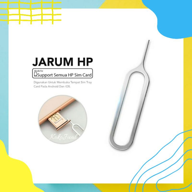 Jual Pin Jarum SIM Card Ejector Tusukan Pembuka Kartu SIM Card ...