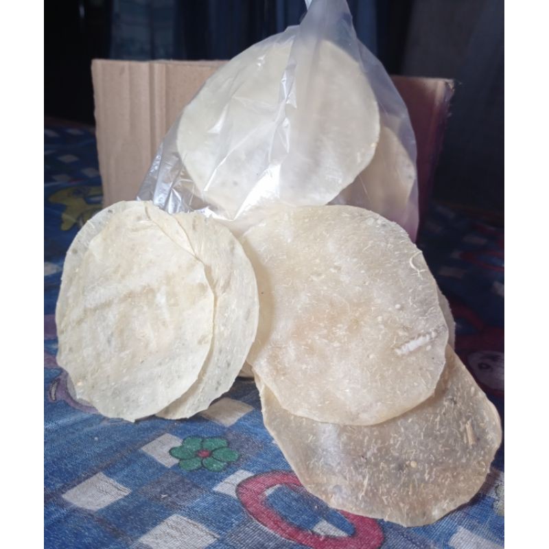 Jual opak getuk khas Lampung opak singkong tipis isi 75 (min pembelian ...