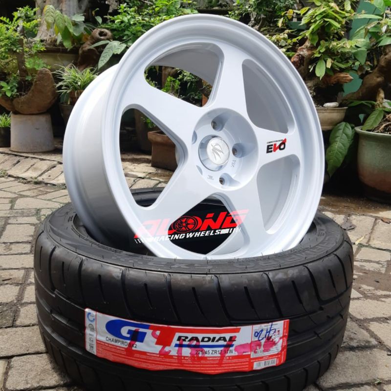 Jual VELG Repl. SPOON EVO REGAMASTER r17 white | Shopee Indonesia