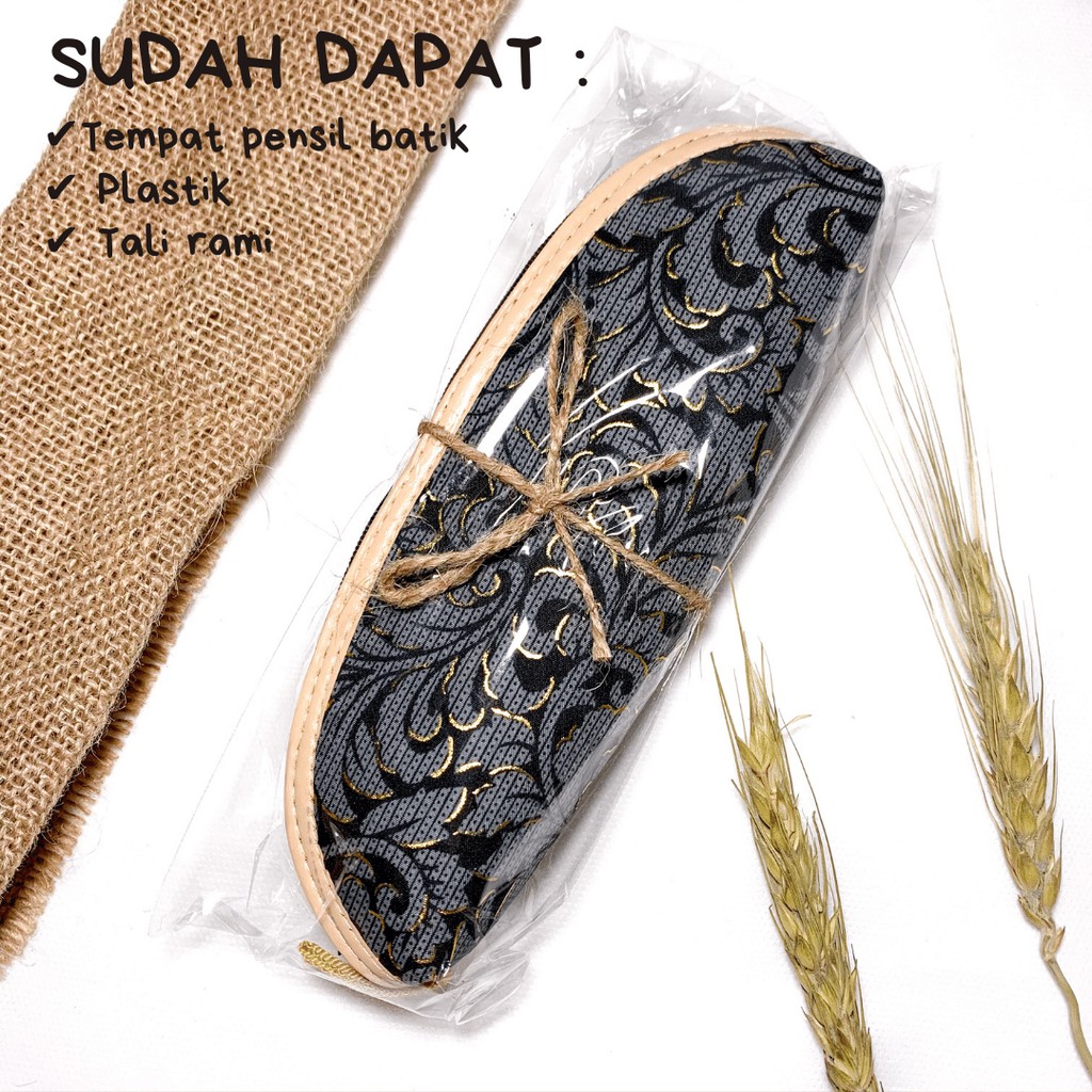 Jual Souvenir Tempat Pensil Batik Oval komplit Khas Jogja 1 kg muat 40 pcs | Shopee Indonesia