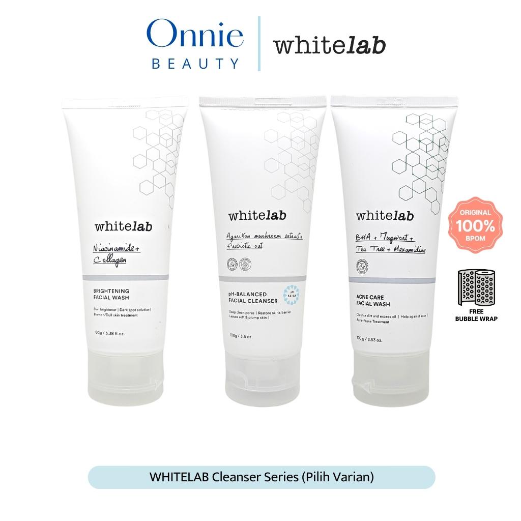 Jual WHITELAB Cleanser Series 100gr Acne Care Facial Wash / Brightening ...