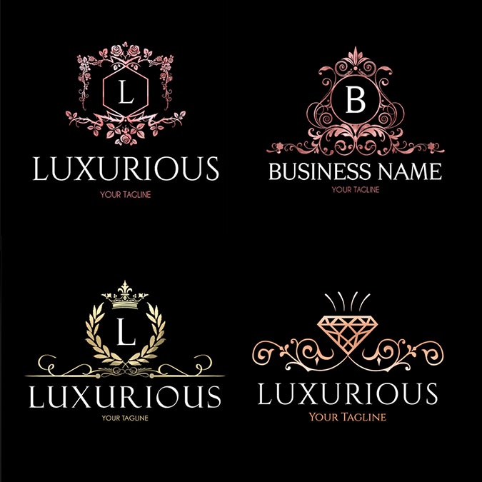Jual Jasa Desain Logo Olshop Logo Custom Luxury Wedding Logo Unik ...