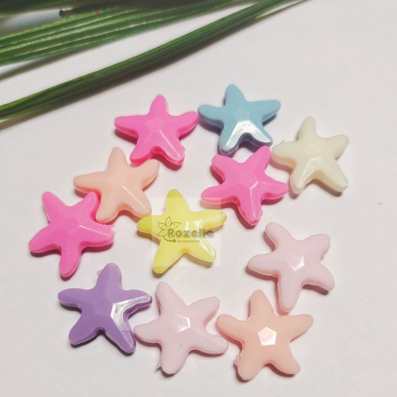 Jual 25gr MOTE MANIK BINTANG LAUT 2CM (BAHAN KERAJINAN DAN MERONCE ...