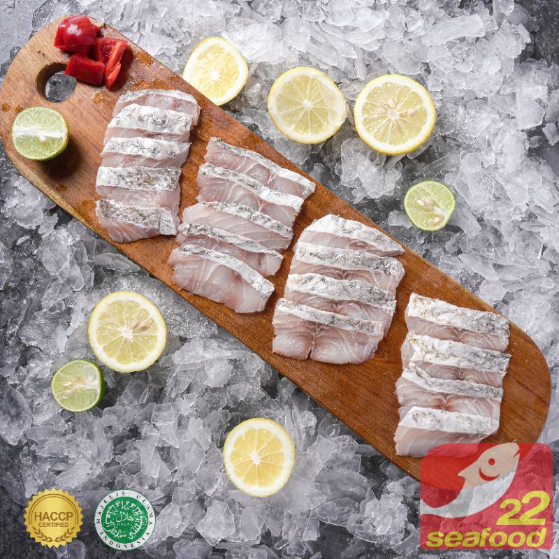 Jual Kakap Putih Slice Meat 200 gram / Shortplate Barramundi / Seafood ...