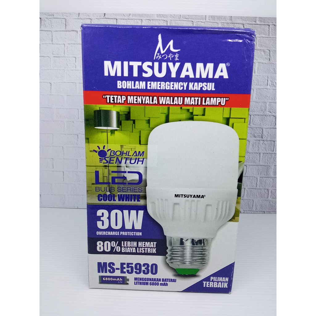 Jual LAMPU BOHLAM EMERGENCY / MAGIC MITSUYAMA 30W | Shopee Indonesia