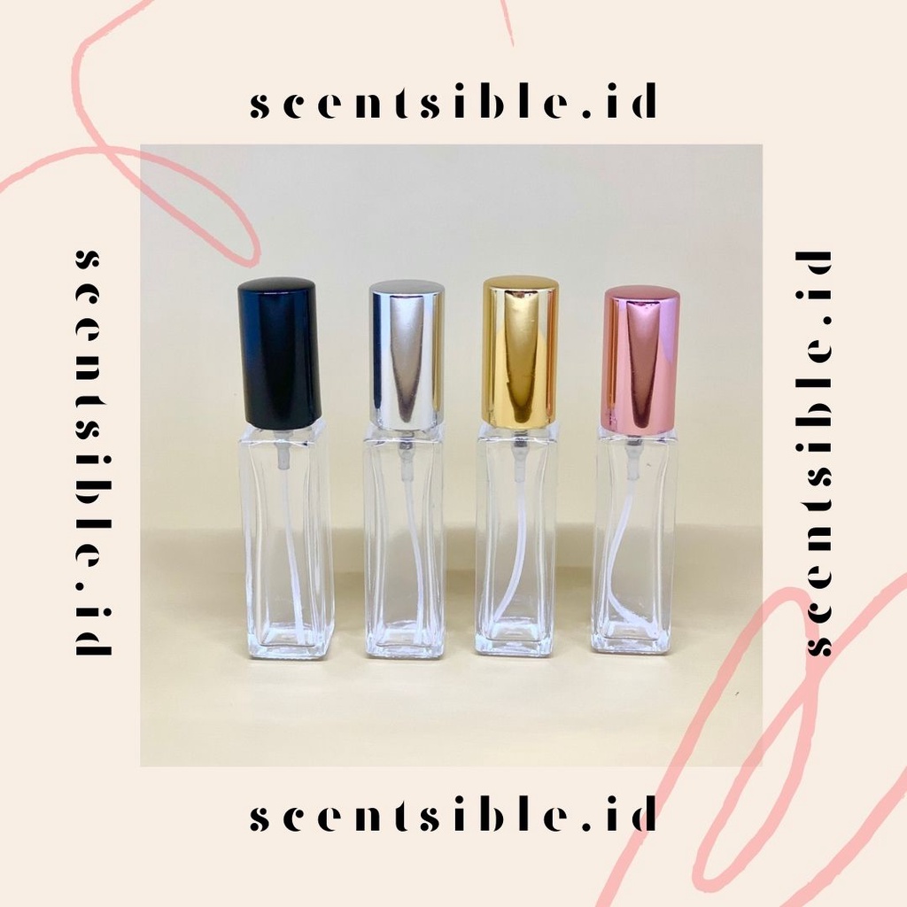 Jual BOTOL PARFUM KACA SPRAY GLASS BOTTLE 10 ML DECANT/SHARE IN BOTTLE ...