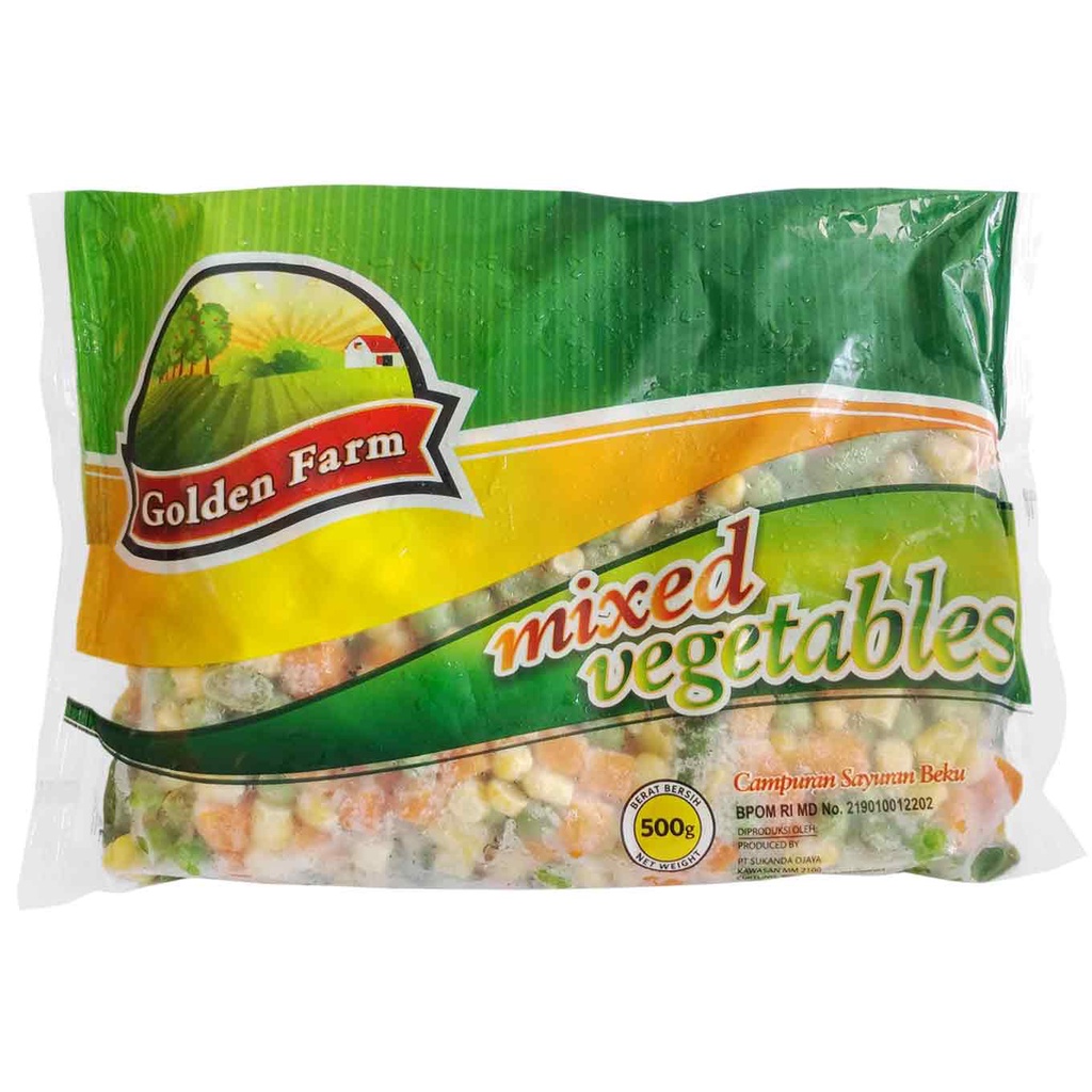 Jual Golden Farm Mixed vegetables sayuran beku 1 kg | Shopee Indonesia