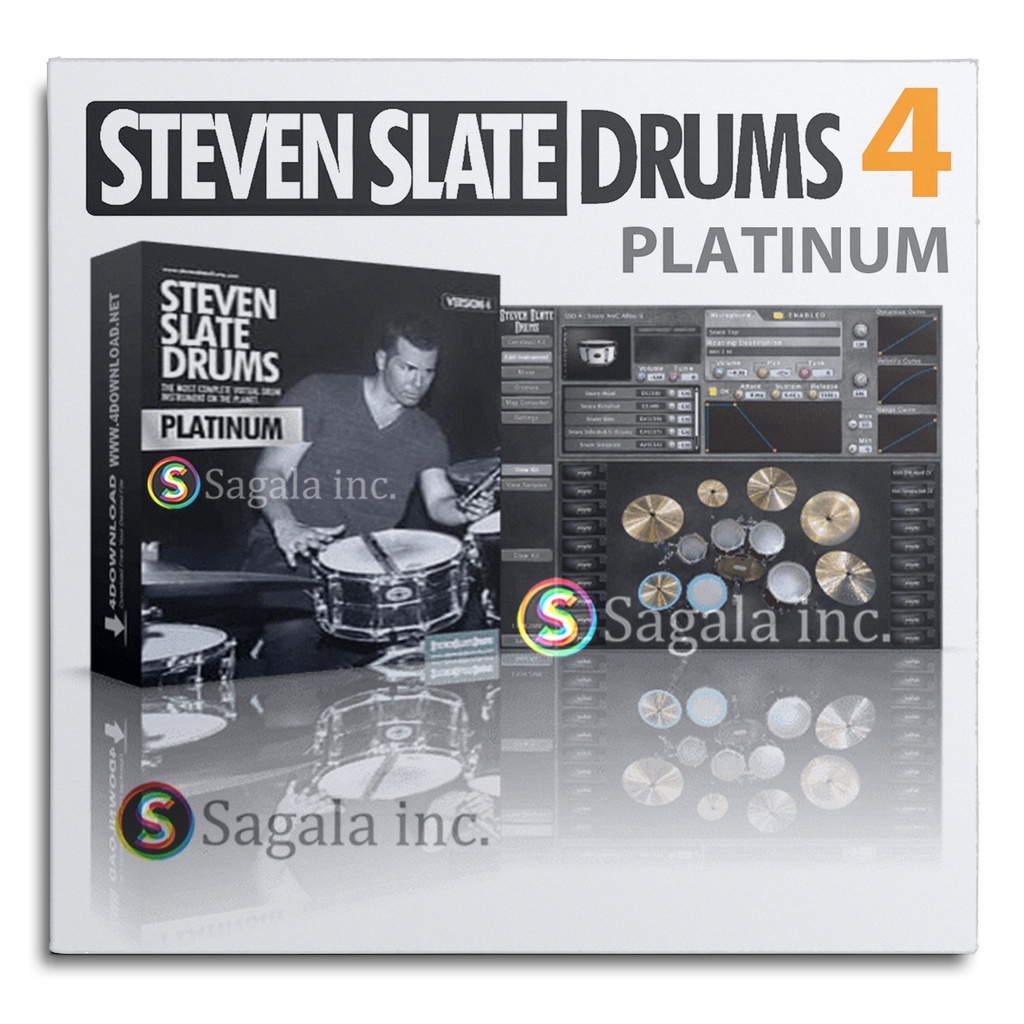 Jual STEVEN SLATE DRUM SSD 4 - WINDOWS MAC - PLATINUM SAMPLER VIRTUAL ...