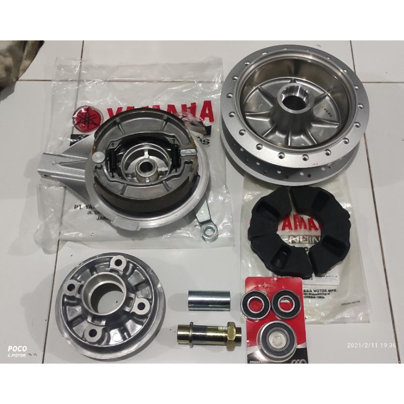 Jual Tromol Belakang Scorpio Rx king original baru PNP CB GL MP silver ...