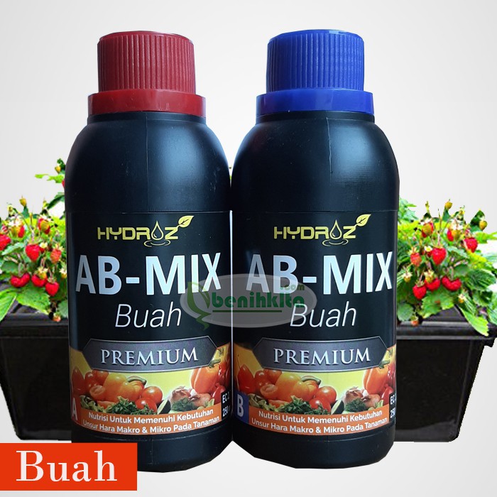 Jual Pupuk-Nutrisi Hidroponik AB Mix Buah 250ml (Hydroz) | Shopee Indonesia