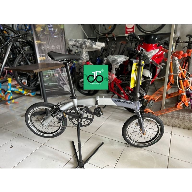 Jual Sepeda lipat 16" United Plasm Matic TERBARU | Shopee Indonesia