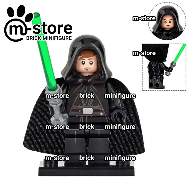 Jual brick star wars mandalorian luke skywalker mini toy figure ...