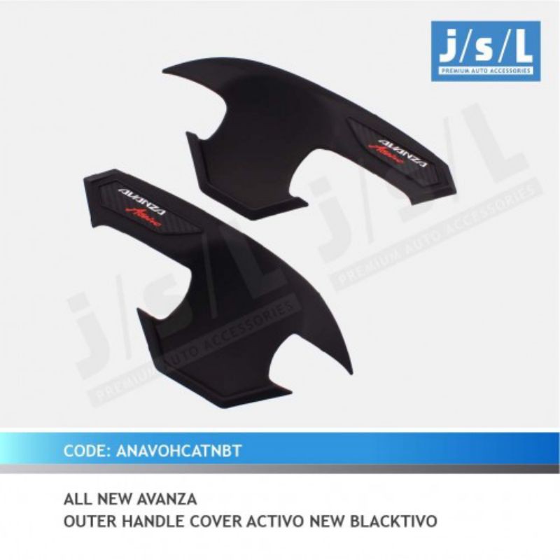 Jual ALL NEW AVANZA Outer Handle Mangkok Pintu ACTIVO 4pcs Blacktivo JSL | Shopee Indonesia