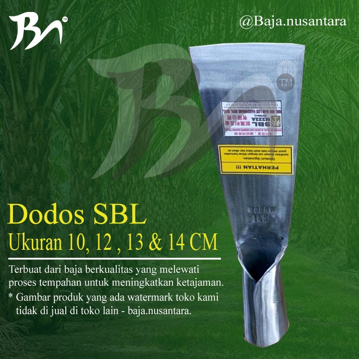 Jual ALAT PERKEBUNAN DODOS SAWIT SBL PUTIH UKURAN 10, 12, 13 DAN 14 CM ...