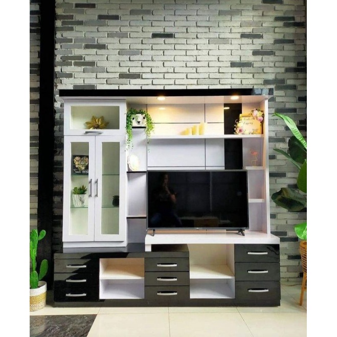 Jual bufet partisi ruangan HPL minimalis terlaris Tulungagung | Shopee ...