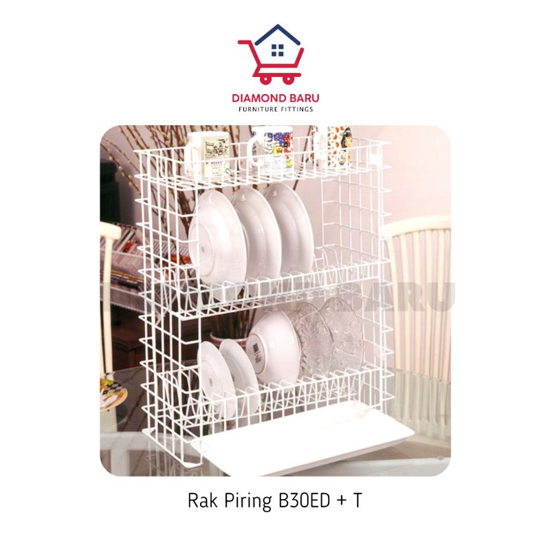 Jual Rak Modelline | Rak Piring dan Gelas 3 Susun | Rak Piring ...