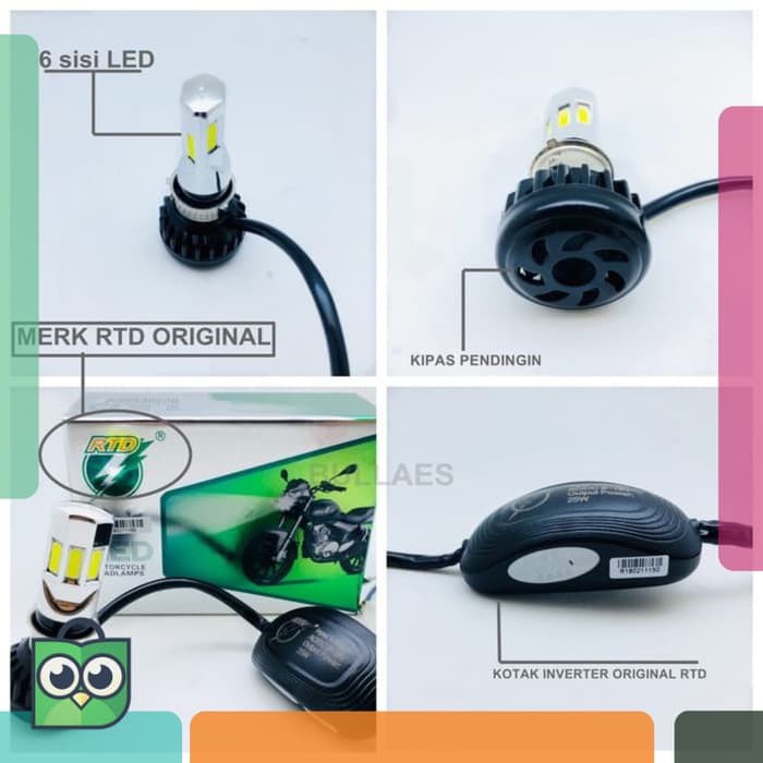 Jual RTD lampu LED 6sisi lampu depan LED asli RTD rayton lampu LED RTD 3sisi / Led Rtd Rayton ...