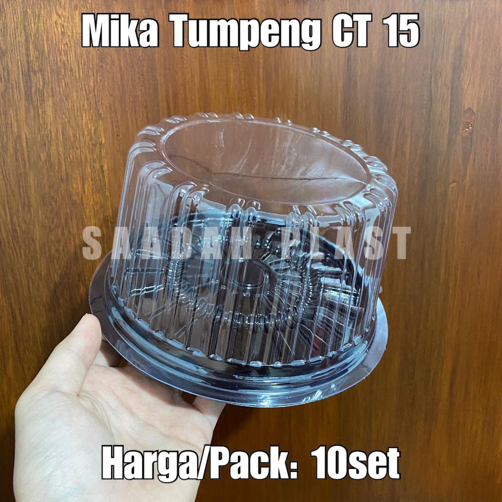 Jual (ISI 10) Mika Tumpeng Mini CT15/ CT-15 / CT 15 Mika bolu bulat ...