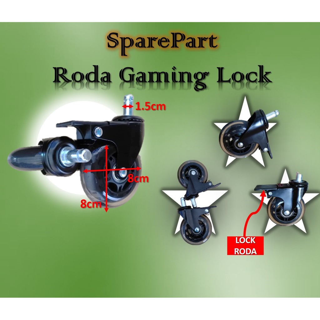 Jual Sparepart I Termurah Sparepart Roda Kaki Kursi Gaming Lock, Kantor ...