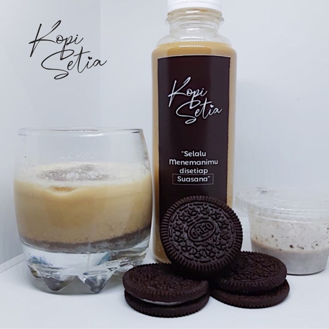 Jual Kopi Susu Setia Cookies n Cream 250ml | Shopee Indonesia