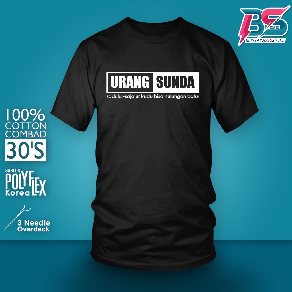Jual COD!! Baju Kaos Distro URANG SUNDA Cotton Combed / Kaos T SHIRT ...