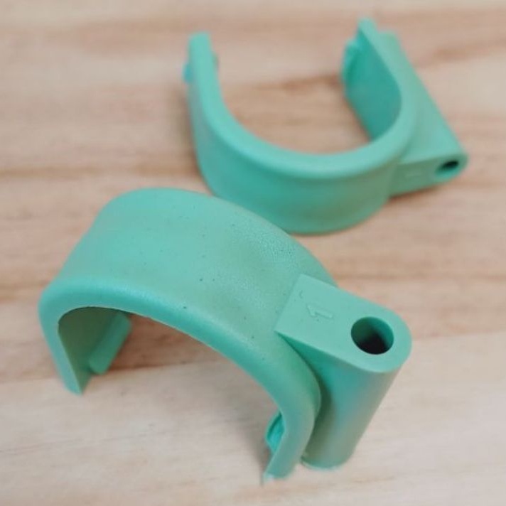 Jual Klem klaim pipa PVC 1" + paku Klem plastik 1 dim inch pipa ...