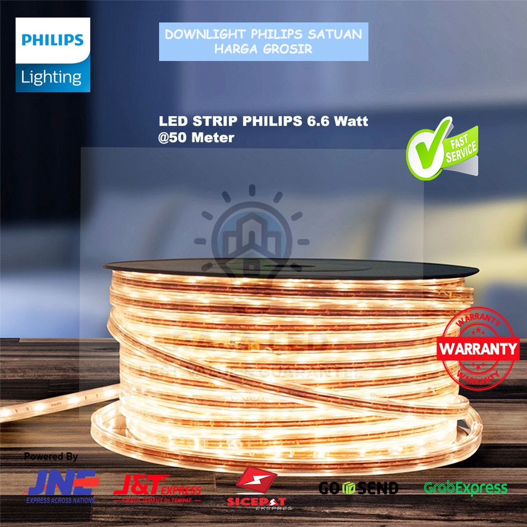Jual PHILIPS DLI LED STRIP HV LED STRIP 31087 6,6W 50M 6,6 W 6,6Watt ...