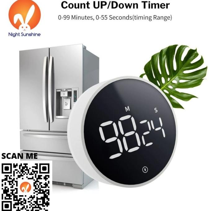 Jual Xiaomi Miiiw Kitchen Timer Led Rotary Magnetic Timer Jam Alarm ...