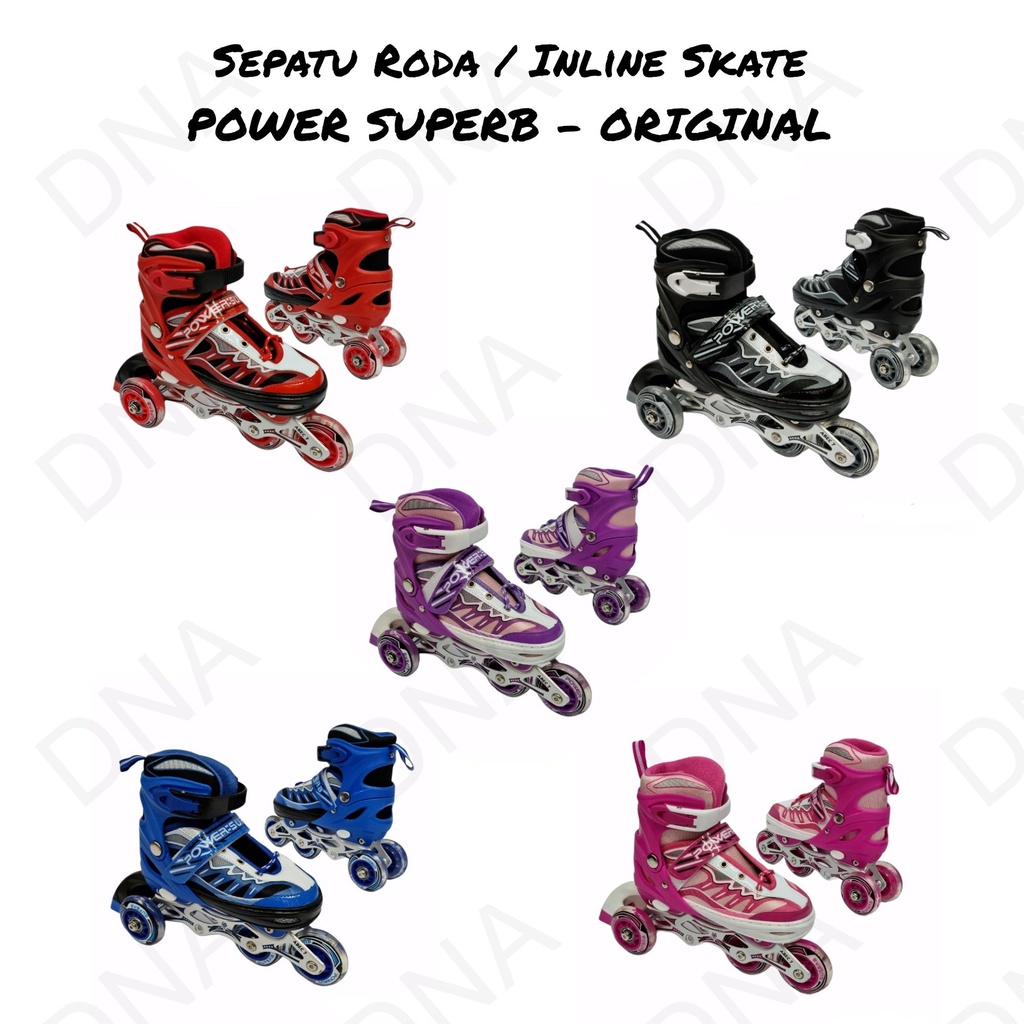 Jual Sepatu Roda Power Superb / Inline Skate Power Superb (+ Baut Bajaj ...