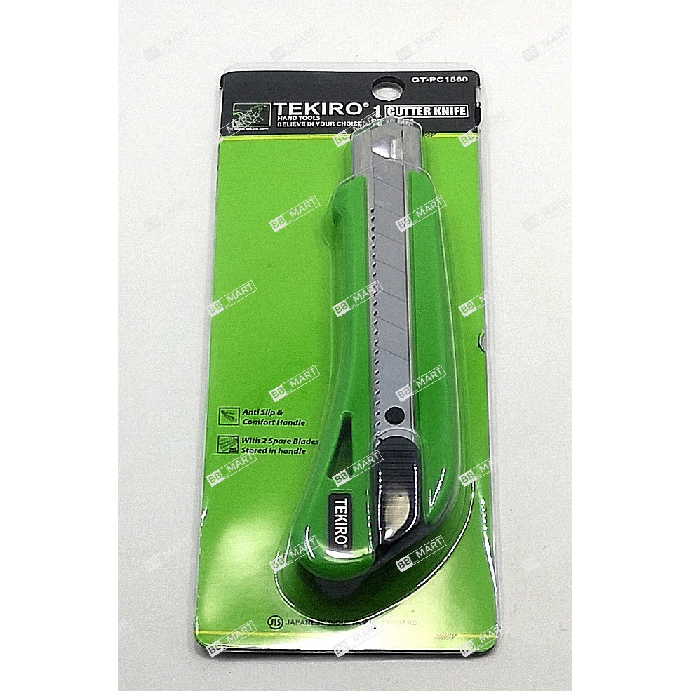 Jual Tekiro Cutter knife 18mm/ pisau cutter / cutter besar | Shopee ...