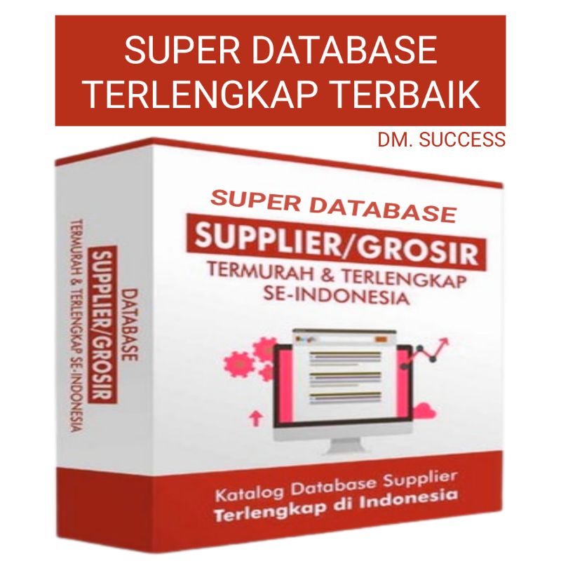 Jual SUPER DATABASE SUPPLIER GROSIR TERLENGKAP TERBAIK | Shopee Indonesia