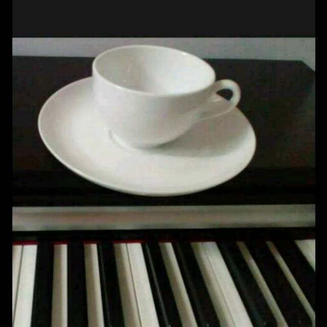 Jual cangkir kopi teh keramik porselen putih polos 150ml | Shopee Indonesia