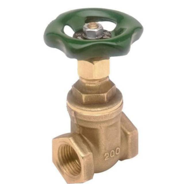 Jual SANWA GATE VALVE MODEL MUR KRAN 1/2 INCH GV 15 S kuningan | Shopee Indonesia