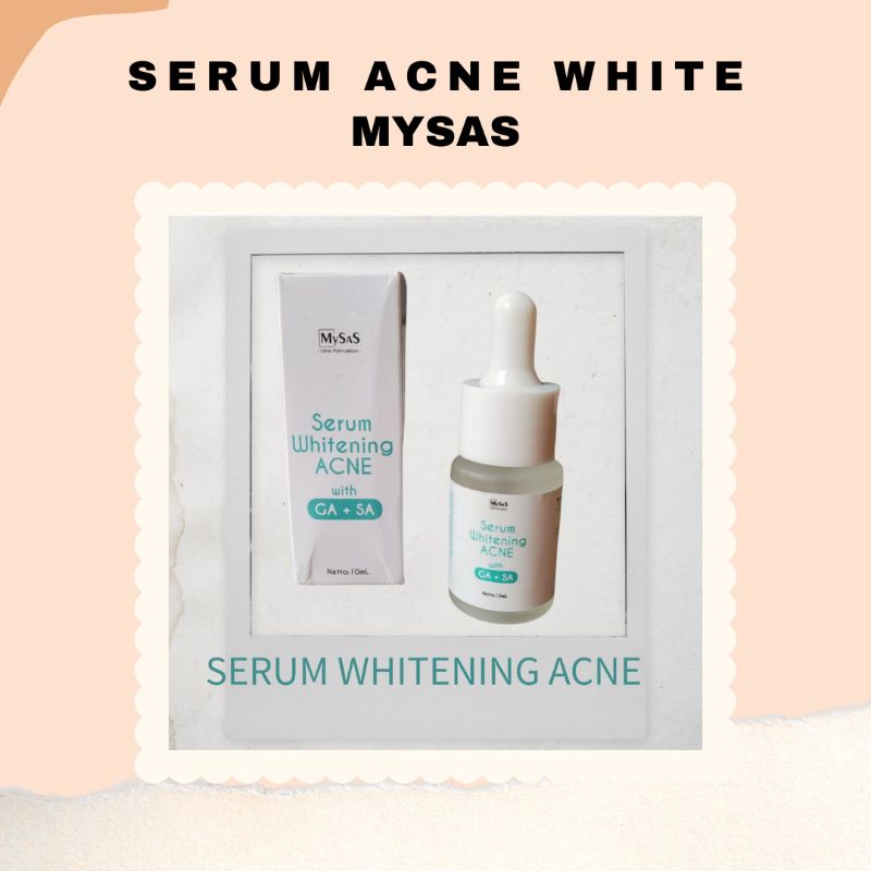 Jual SERUM ACNE WHITE MYSAS | Shopee Indonesia
